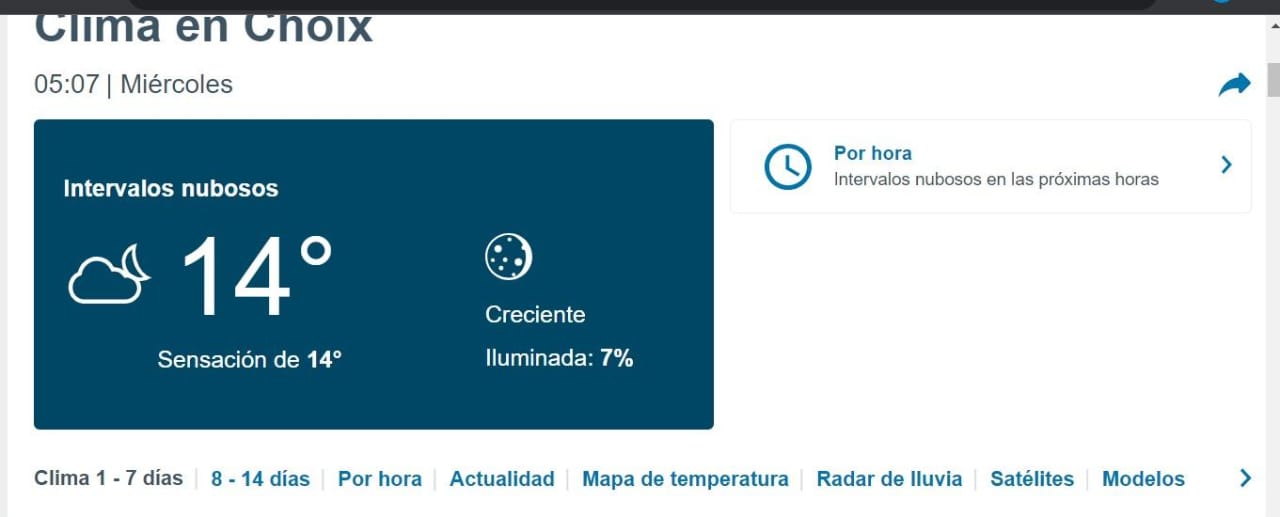 ¡Ay nanita! A 14 grados habría amanecido Choix hoy y estaría bajando a ...