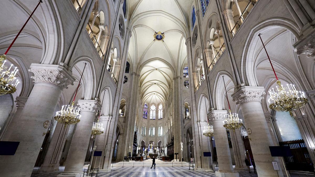 Video | Tras cinco años, Notre Dame reabre sus puertas con ceremonia bajo techo | Los Noticieristas