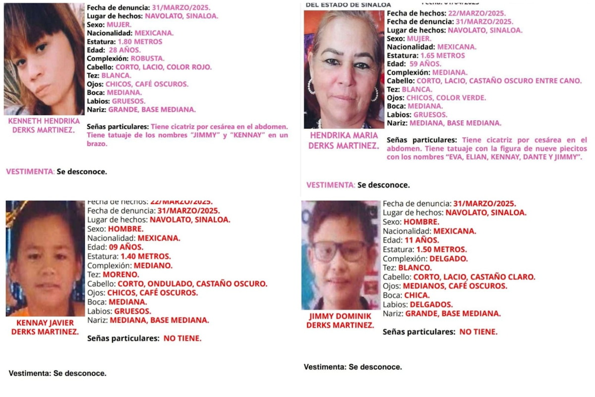 Tras 10 días ‘levantados’ FGE activa fichas de búsqueda de la familia ...