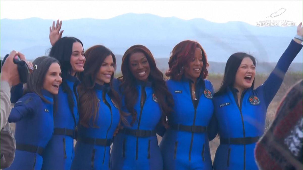 Misión NS-31 de Blue Origin lleva a Katy Perry y otras mujeres al espacio | Los Noticieristas