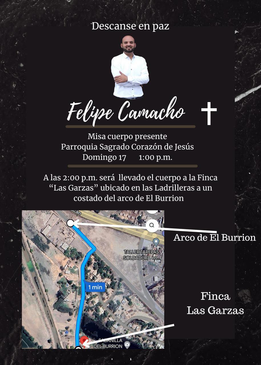 Para que el pueblo despida a Felipe Camacho, invitan a misa y a ceremonia en finca familiar ...