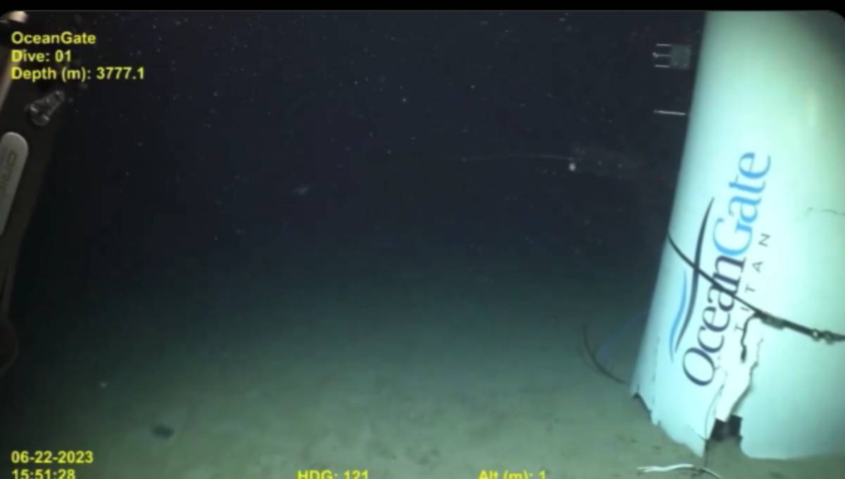 VIDEO: Revelan las primeras imágenes del submarino ‘Titán’ tras ...