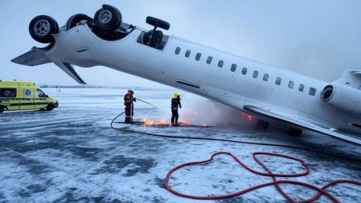 Accidente de avión de Delta Airlines en aeropuerto de Toronto deja 8 ...