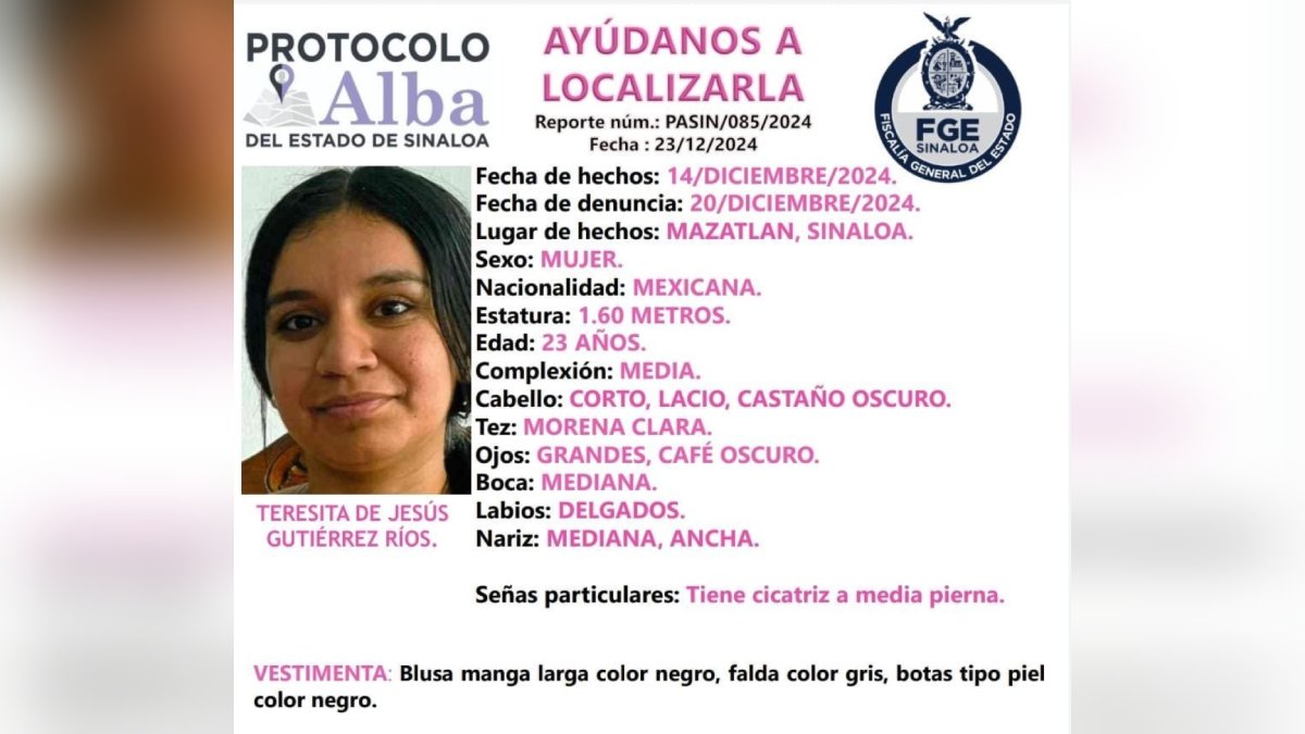 Activan El Protocolo Alba En Mazatlán Por Dos Jovencitas