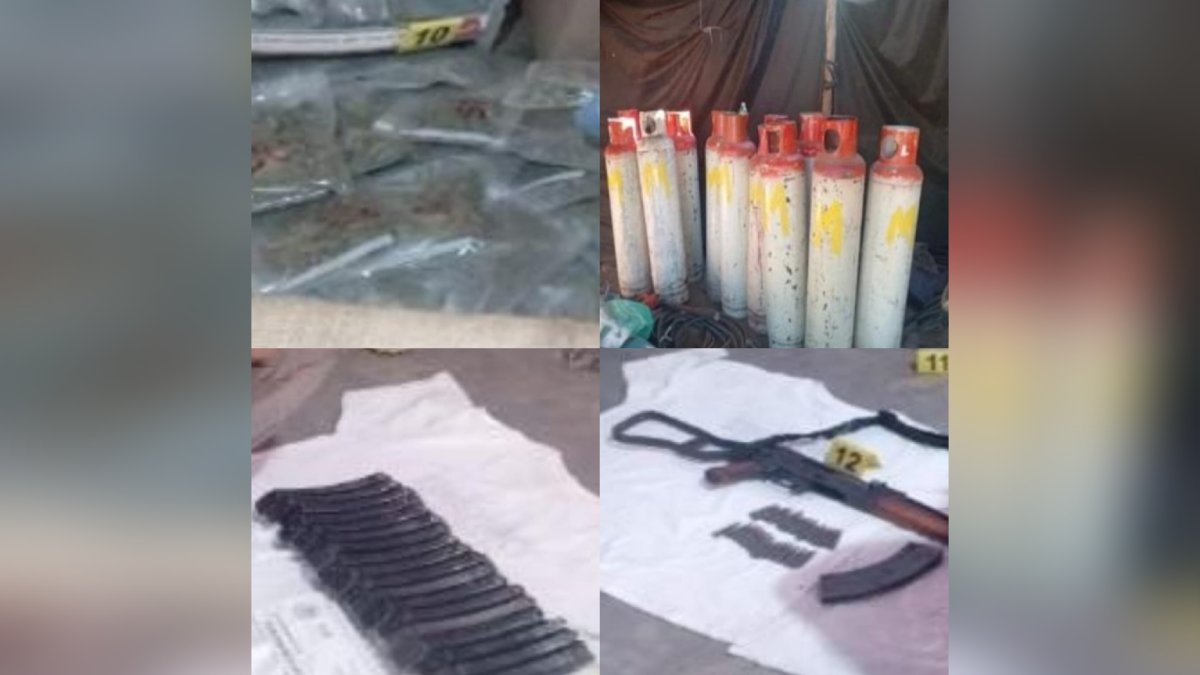 Asegura FGR armas de fuego, cargadores, cartuchos y droga en un domicilio de Agua Caliente de ...