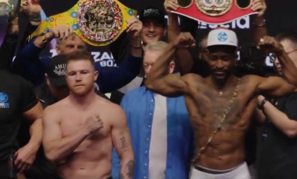 ¡Todo listo! Canelo Álvarez y William Scull dan el peso previo a pelea ...
