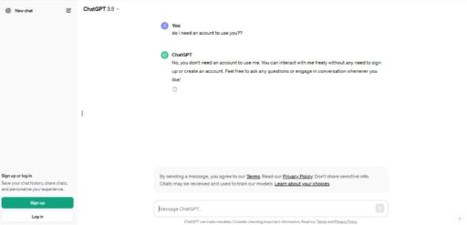 ChatGPT puede ser usado sin registrarse, anuncia OpenAI