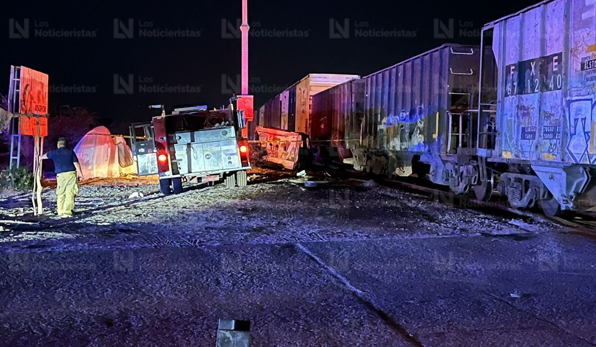 Muere trailero que fue embestido por el tren en Estación Bamoa | Los Noticieristas