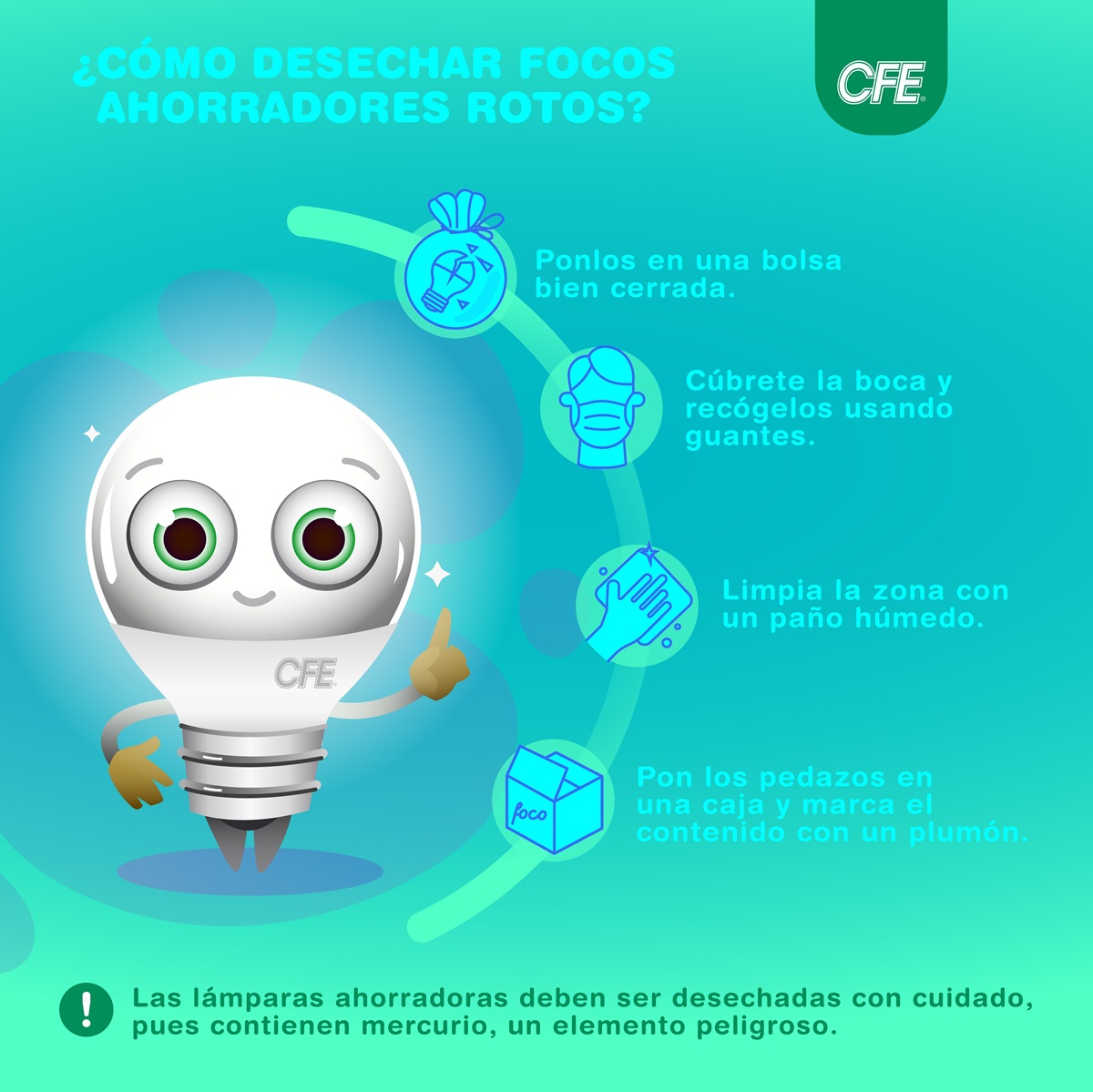 ¿Roto o fundido? Ten cuidado, desechar focos inservibles tiene su ...