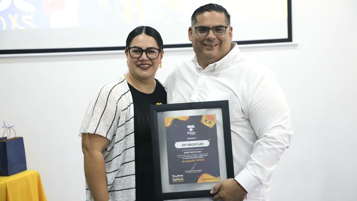DIF Mazatlán recibe reconocimiento por su apoyo al Boteo Teletón 2024 ...