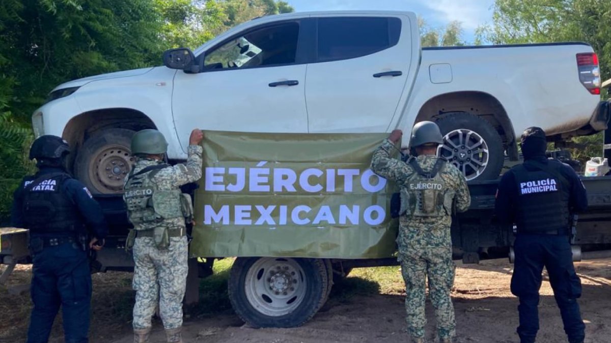 Ejército Mexicano recupera camioneta con reporte de robo en Navolato ...