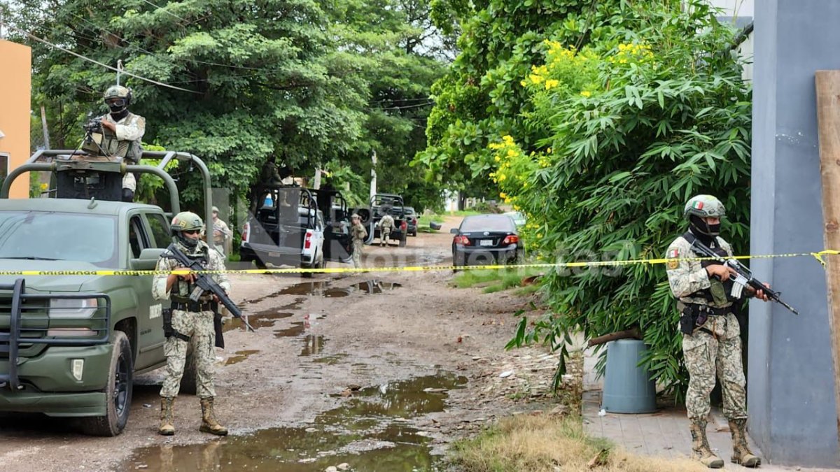Ejército Mexicano y Guardia Nacional aseguran inmueble en la colonia Miguel de la Madrid, en ...