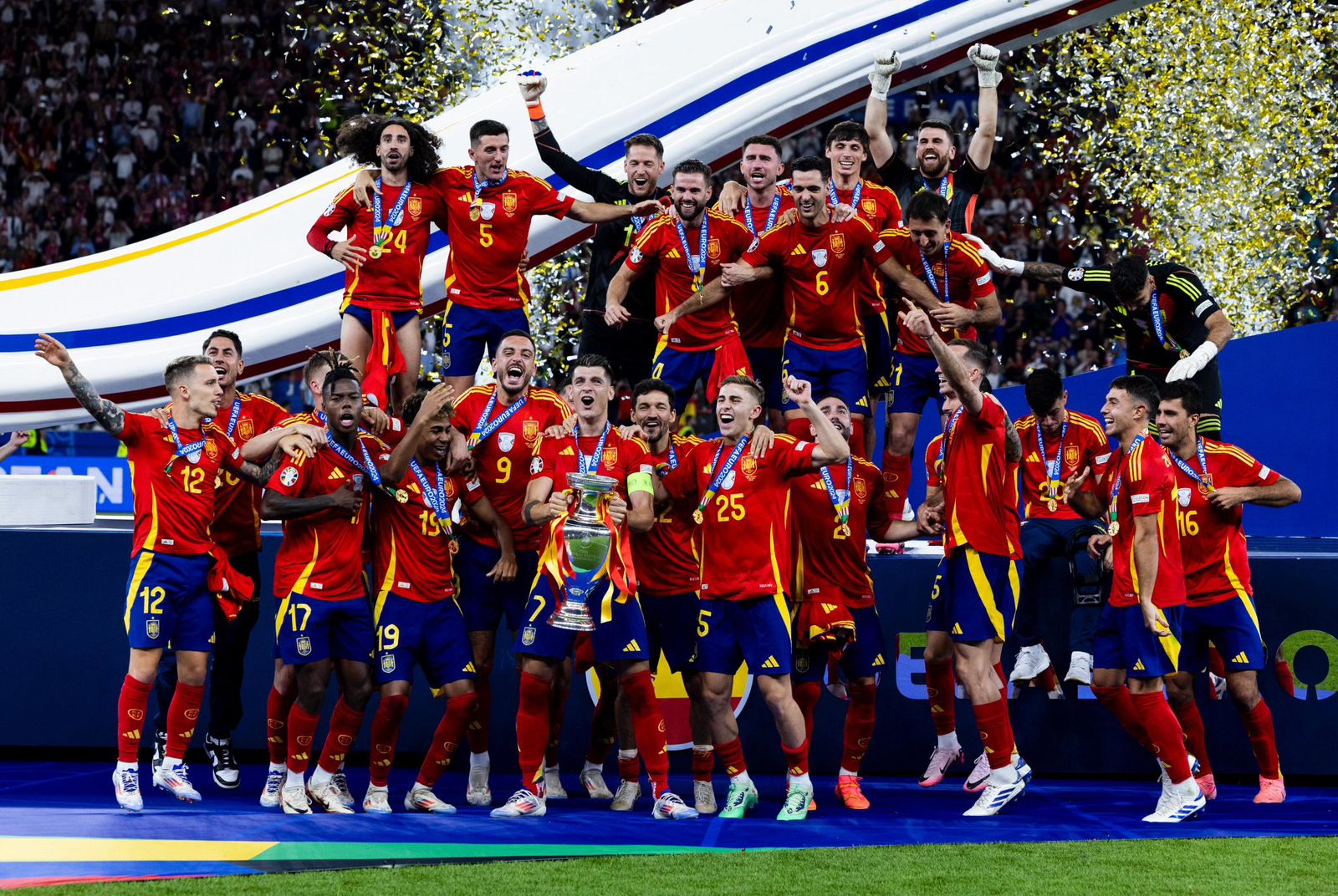 Derrota España a Inglaterra y es campeón de la Eurocopa 2024