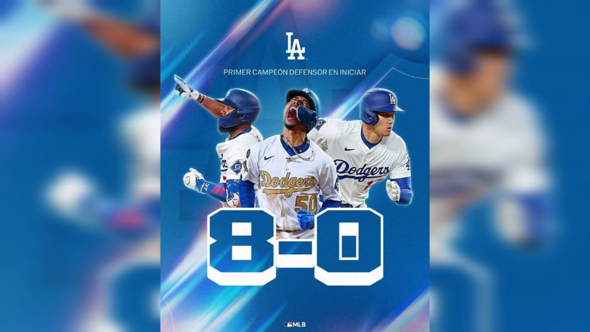 ¡Los Dodgers imponen récord! Son el primer campeón defensor en iniciar ...