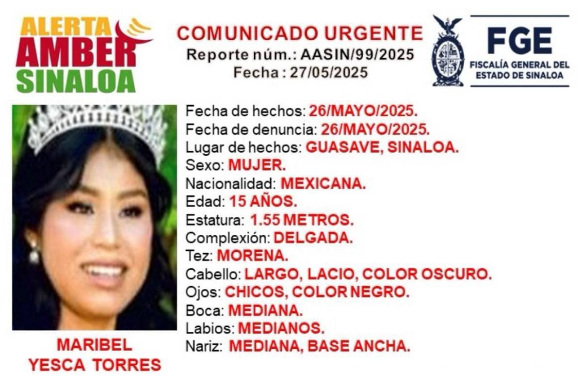 Padres de Maribel Yesca, menor desaparecida, no han retirado denuncia ...