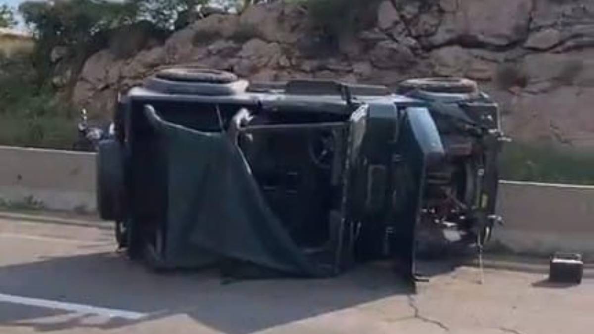 Mujer lesionada en volcadura de camioneta en carretera México 15 en Mazatlán | Los Noticieristas