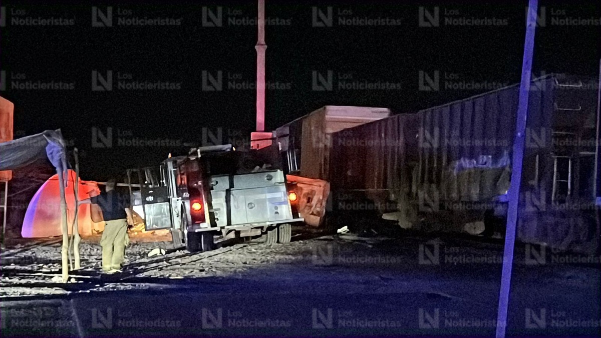 Trenazo en Estación Bamoa, Guasave, deja a trailero herido; no localizan a conductor del ...