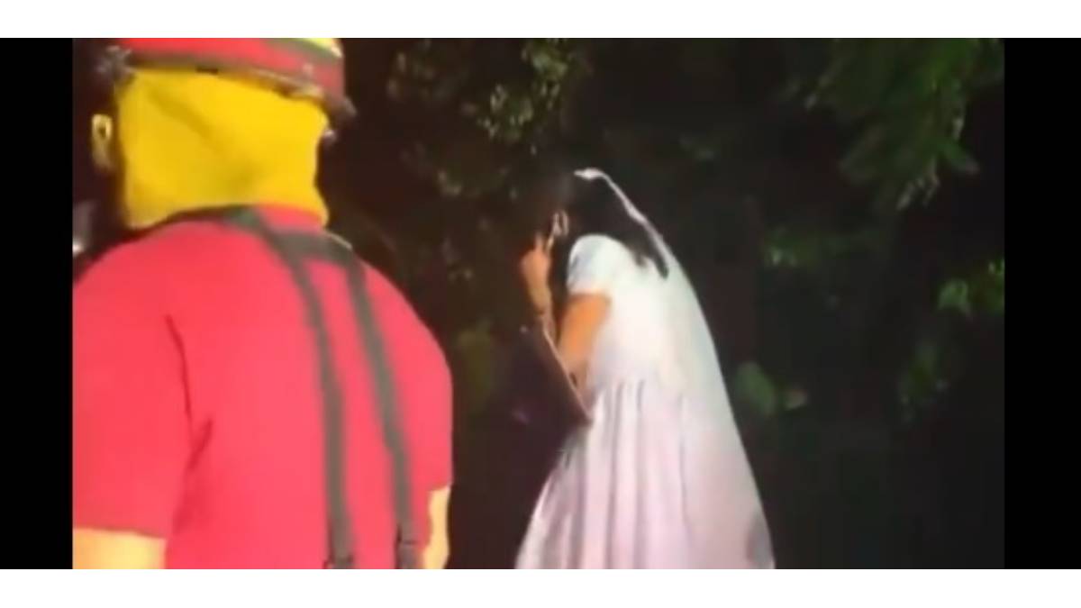 VIDEO: ¡Tremendo susto! Recién casados salvan sus vidas tras caerle un ...